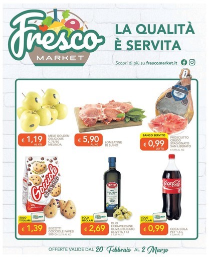 Volantino Fresco Market a Roma: offerte e negozi | VolantinoFacile.it