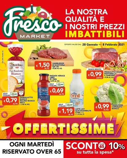 Volantino Fresco Market a Roma: offerte e negozi | VolantinoFacile.it
