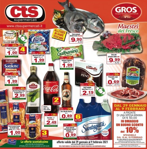 Volantino Cts Supermercati a Roma: offerte e negozi | VolantinoFacile.it