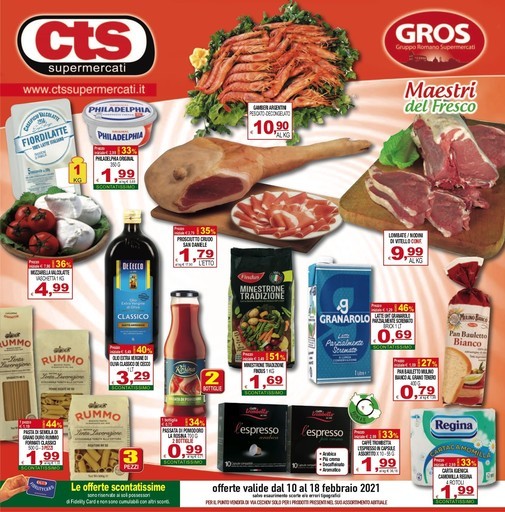 Volantino Cts Supermercati a Riano: offerte e negozi | VolantinoFacile.it