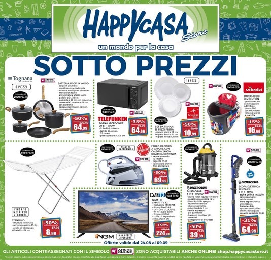 Volantino Happy Casa a Lecce: offerte e negozi | VolantinoFacile.it