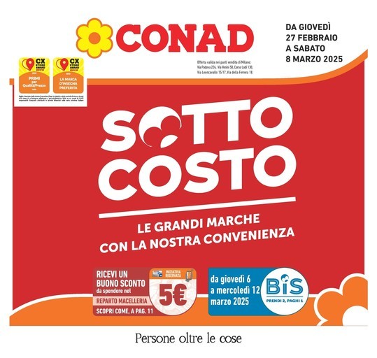 Volantino Spazio Conad a Milano: offerte e negozi | VolantinoFacile.it