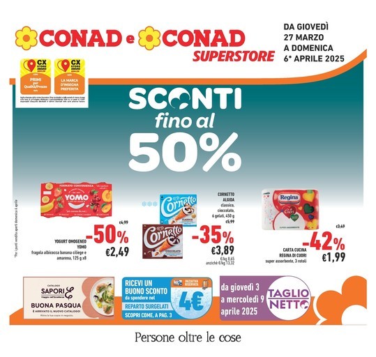 Volantino Conad a Forlì: offerte e negozi | VolantinoFacile.it